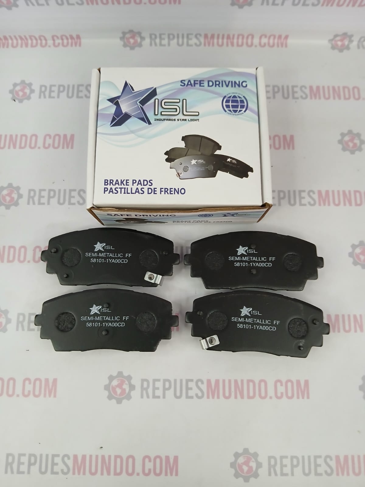 PASTILLAS PARA FRENO DEL KIA PICANTO MORNING ION EKO TAXI REF SP1405 10318 ISL MED 110X47 MM ...